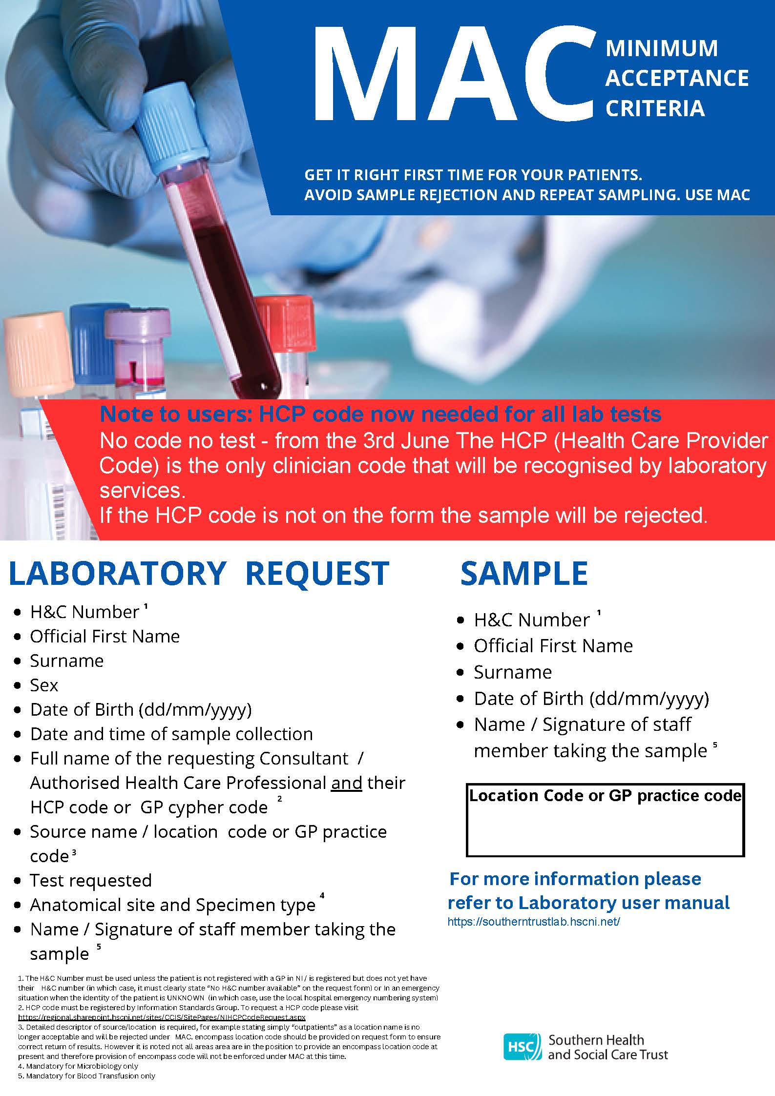 Laboratory Information